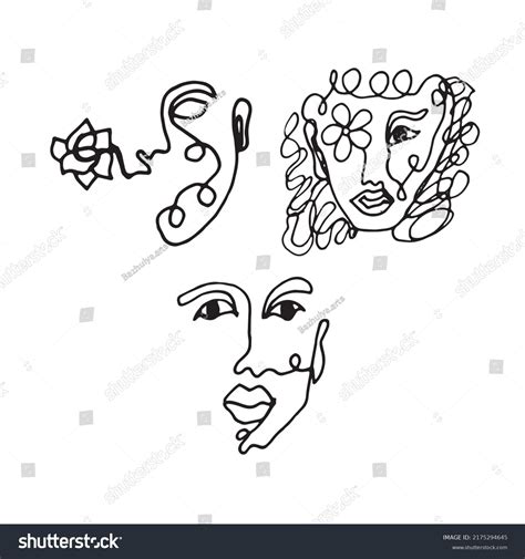 Girl Man Doodle Handdrawn Drawing Premium Stock Vector Royalty Free 2175294645 Shutterstock
