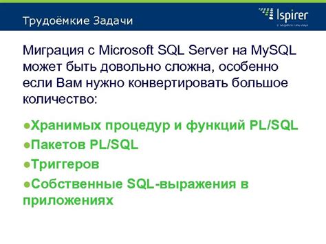 Миграция баз данных с Sql Server на My