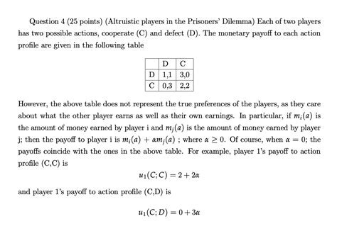 Solved Question 1 25 Points Consider The Following Two