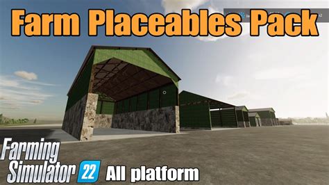 Farm Placeables Pack Mod For All Platforms On FS YouTube