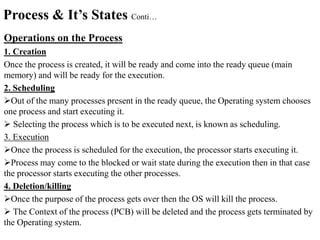 Process Thread Management PDF