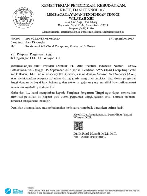 Pelatihan Aws Cloud Computing Gratis Untuk Dosen Pdf