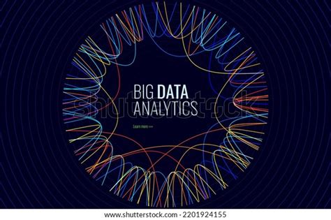 Big Data Visualization Vector Circle Data Stock Vector Royalty Free Shutterstock