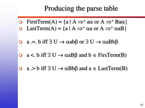 Ppt Bottom Up Parsing Powerpoint Presentation Free Download Id3864878
