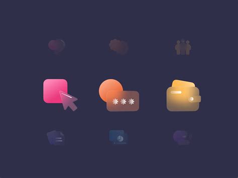 Glassmorphism Icon Set By Prasin S Kumar For Artocea Design On Dribbble