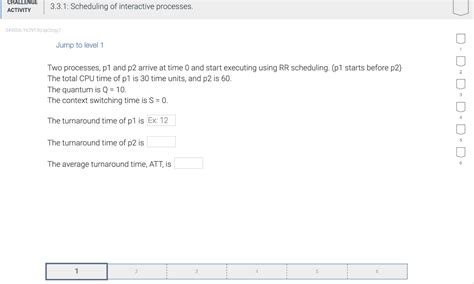 Solved Challenge Activity 3 3 1 Scheduling Of Interactive