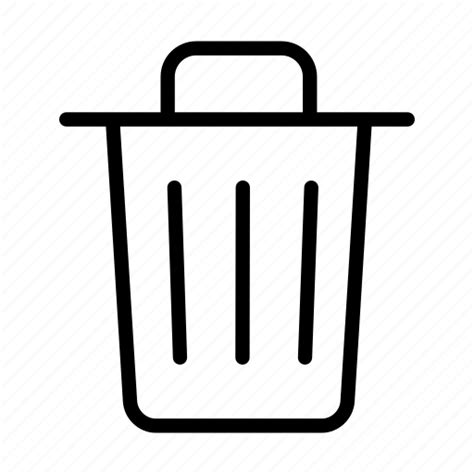 delete trashcan trash remove close cancel garbage icon download on iconfinder