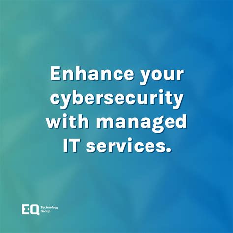 Eq Technology Group Inc On Linkedin Cybersecurity Msp Managedit