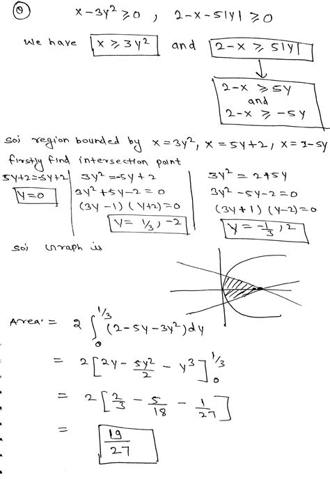 Solved Sketch The Region In The Xy Plane Defined By The
