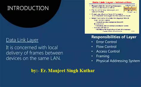 Data Link Layer Introduction