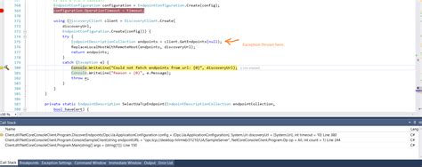Exception Thrown While Test Client Connecting To Ua Server Via Proxy · Issue 74 · Azureiot