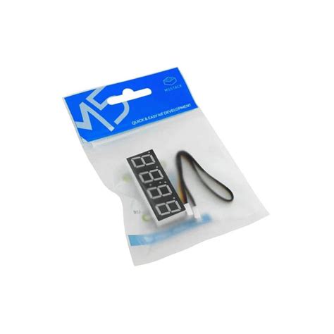 M5stack Red 7 Segment Digit Clock Unit The Pi Hut