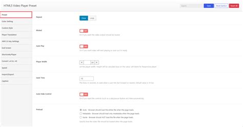 preset color custom style and player translation bplugins