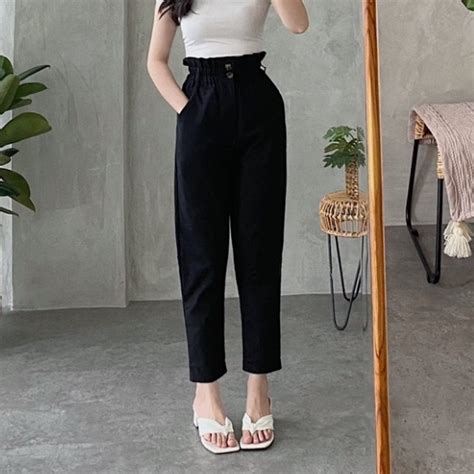 Jual Ariga Baggy Pants Celana Panjang Wanita Harem Kekinian Allsize Fit To L Sunday Monday