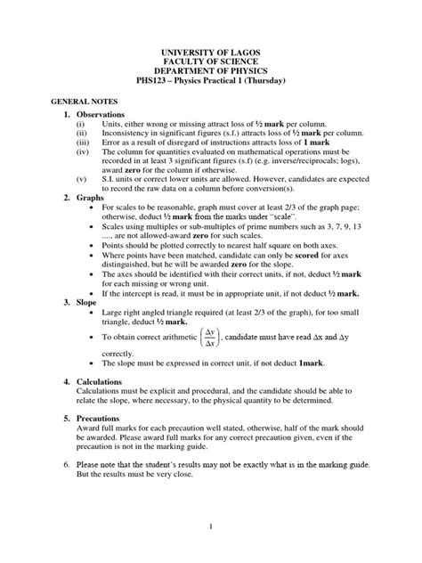Phs123 Guidlines Pdf Significant Figures Logarithm