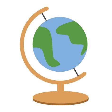 Premium Vector Globe Map Back To School Premium Vector Globe Map Back To School