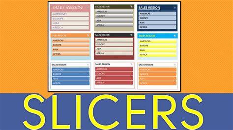 Slicer Excel