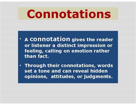 Connotation And Denotation Ppt By Kcurriculum Creative Learning Tpt