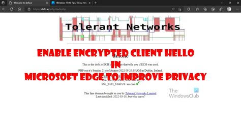Enable Encrypted Client Hello In Microsoft Edge To Improve Privacy