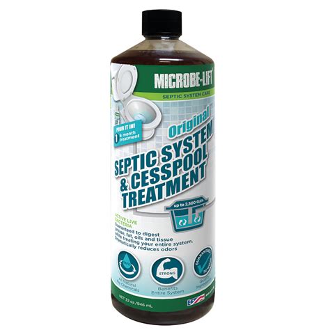 Septic System And Cesspool Treatment Liquid Microbe Lift