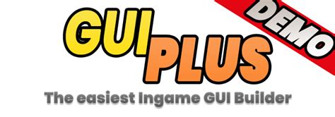 Guiplus Demo Effortlessly Create Interactive Guis In Game Gui Builder [1 8 1 19