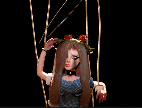 Girl On Strings Finished Projects Blender Artists Community