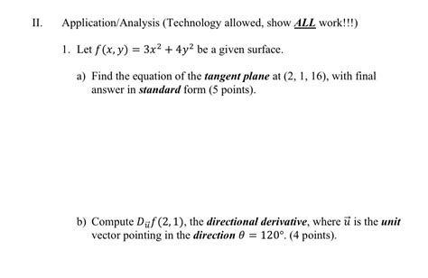 Solved Multivariable Calculus If Done Properly And Clearly Chegg