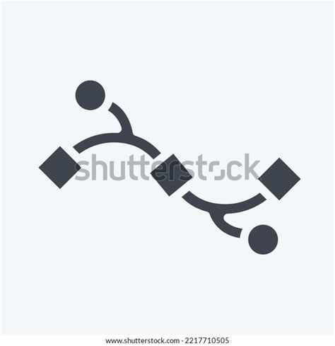 Icon Bezier Curve Related Graphic Design Stock Vector Royalty Free 2217710505 Shutterstock