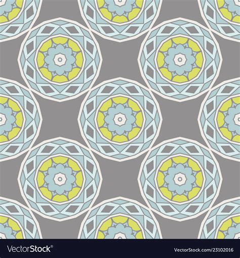 Vintage Seamless Ceramic Tile Design Royalty Free Vector