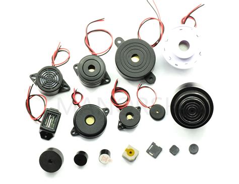 5v 12v 24v Loud Dc Driving Piezo Buzzer Pcb Piezo Transducer With Wire