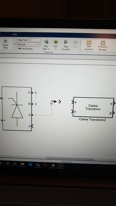Hi All Im Trying To Connect The Physical Signal Output From The Universal Bridge To A Simulink