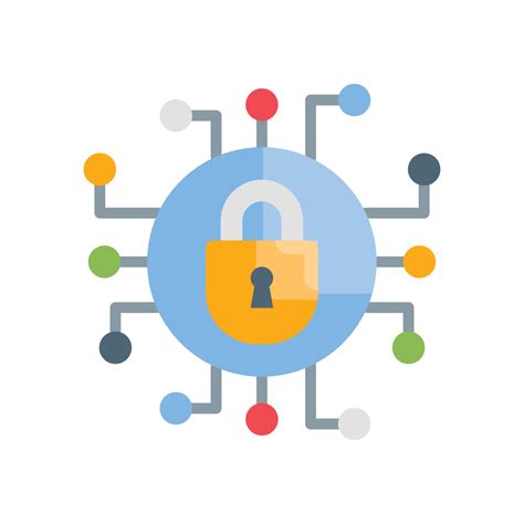 Cyber Security Vector Flat Icon Cloud Computing Symbol Eps 10 File 16878130 Vector Art At Vecteezy