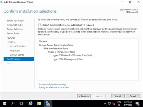 Windows Server 2016 Hyper V Install Server World