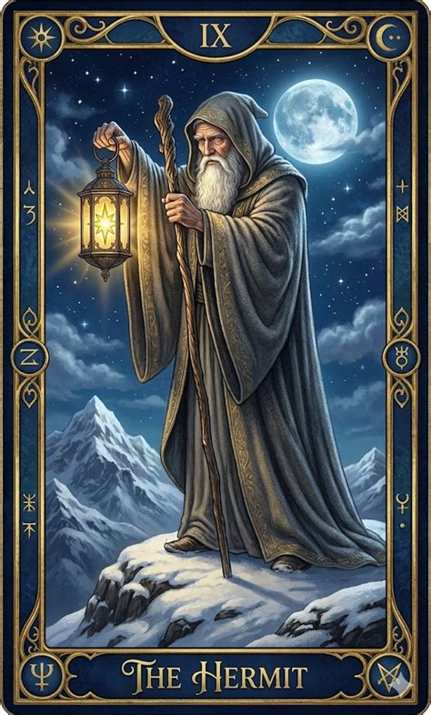The Hermit Tarot Card Meaning Upright Reversed And Love Tarotcardsbest
