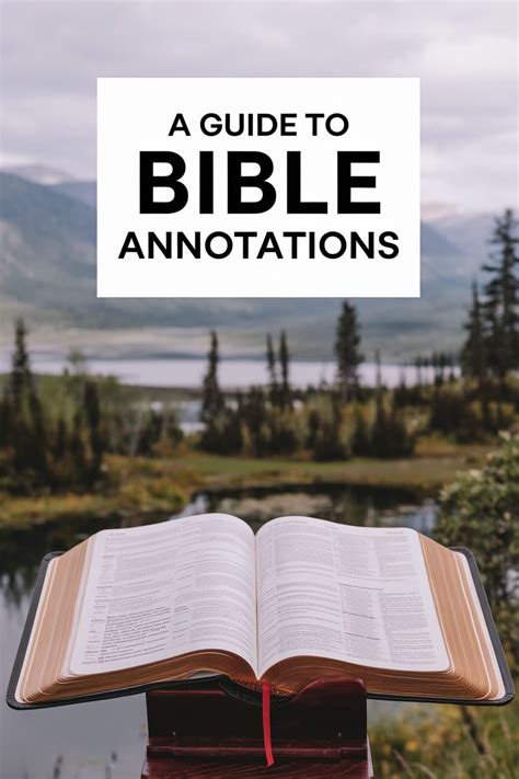 Bible Annotations Enhance Scripture Study With Effective Marking