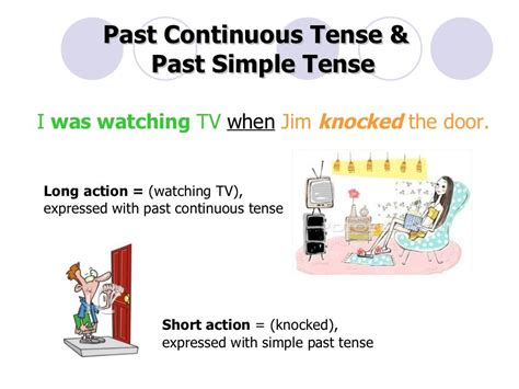 WHEN WHILE PAST CONTINUOUS TENSE PAST SIMPLE