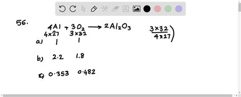 SOLVED For The Reaction Shown Find The Limiting Reactant For Each Of The Initial Quantities Of