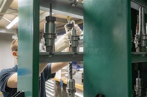To Operate A Cnc Machine A Worker Selects And Inspects The Required