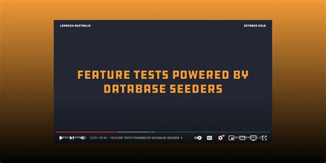 Feature Tests Powered By Database Seeders Laravel News