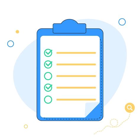 Premium Vector Checklist Clipboard With Check List And Check Marks
