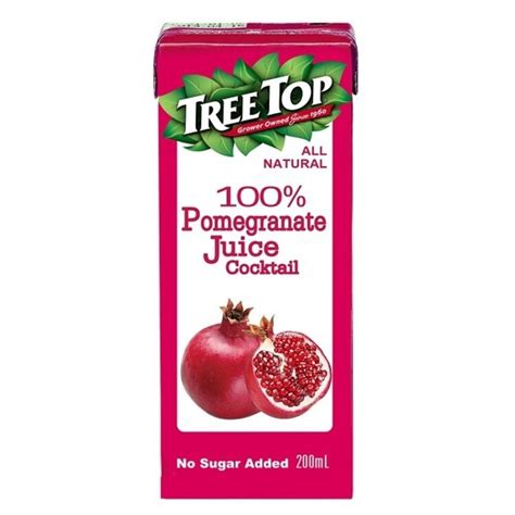 【tree Top 樹頂】100石榴莓綜合果汁200ml6入 全聯全電商