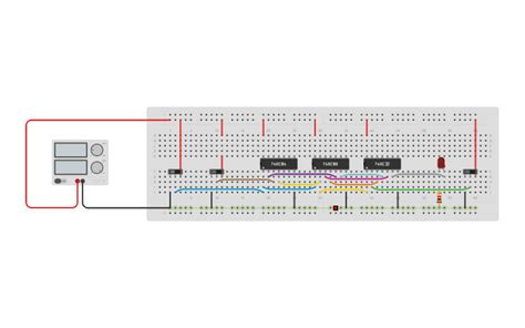 Circuit Design Using Basic Gates Tinkercad