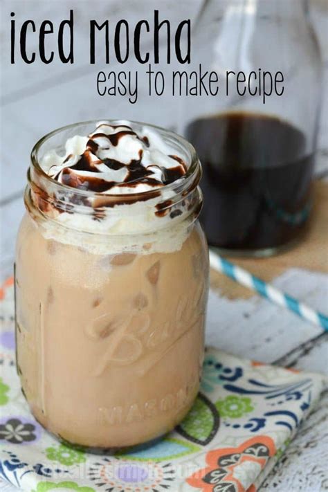 Iced Mocha Latte Recipe Dandk Organizer