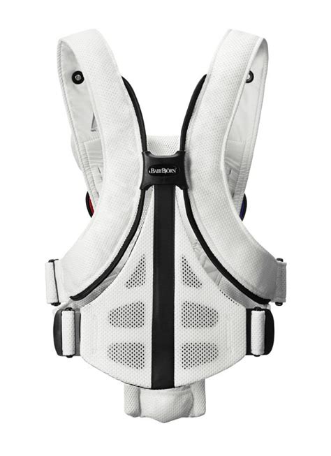BabyBjorn Baby Carrier Active in White Mesh