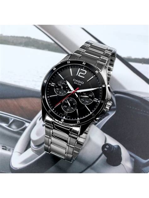 Наручные часы мужские Casio Mtp 1374d 1a белые купить цены на Мегамаркет