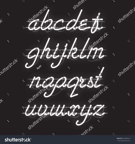 Neon Script Font Images Stock Photos Vectors Shutterstock