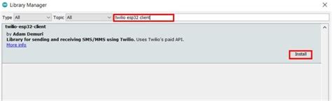 Send Sms With The Esp32 Using Twilio