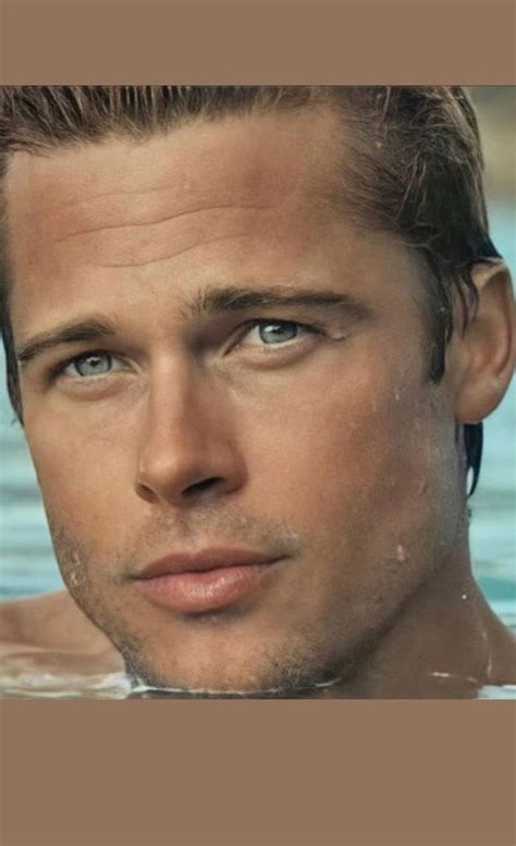 Brad Pitt Acne Scars