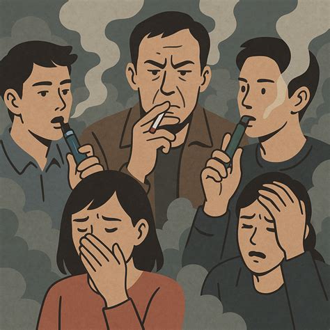 나는 전자담배 피니까 괜찮아”담배연기 늘어나는 대한민국 금연 대책 절실하다