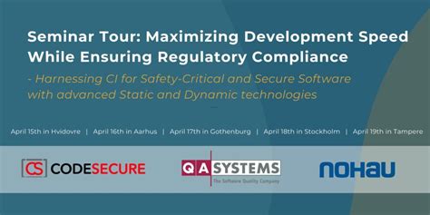 Qa Systems The Software Quality Company On Linkedin Seminartour